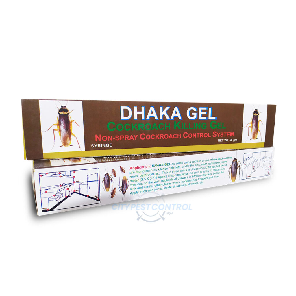 Dhaka Gel Cockroach Killing Gel (50gm) Syringe – SOS Pest Control